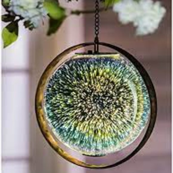 Evergreen | Accents | Evergreen Stargazing Silver Solar Orb Outdoor ...